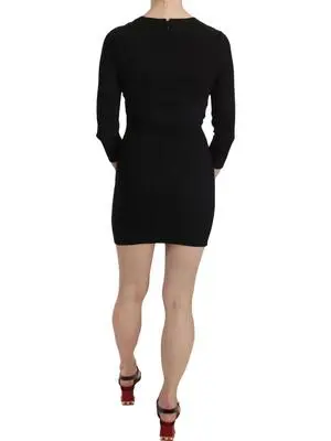 John Richmond Embellished Mini Dress - Black