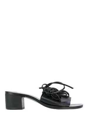ANCIENT GREEK SANDALS Christina Leather Sandals - Black