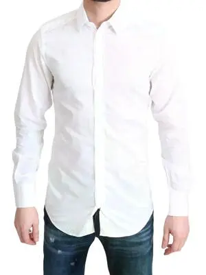 Dolce & Gabbana Button-down Collared Shirt - White