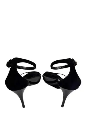 Saint Laurent Lexi Ankle Strap Sandals - Black