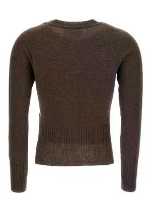 Simone Rocha Crystal Embellished Cashmere Cardigan - Brown