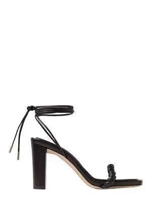 JIMMY CHOO Diosa 85mm Leather Sandals - Black