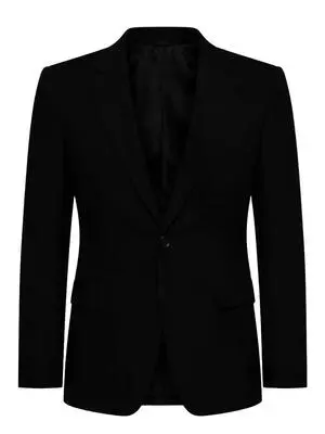 Dolce & Gabbana Peak-lapel Wool Blazer - Black