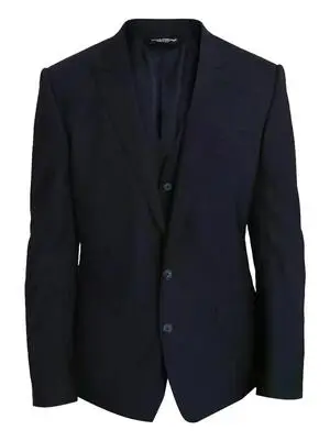 Dolce & Gabbana Button-up Blazer - Blue