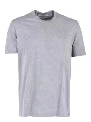 Brunello Cucinelli Mélange-effect T-shirt - Grey