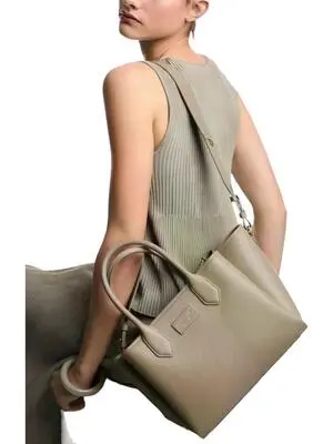 Emporio Armani Palmellato Tote Bag - Neutrals