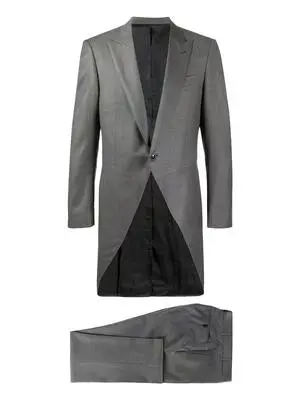 Canali Two-piece Fishtail Suit - Grey