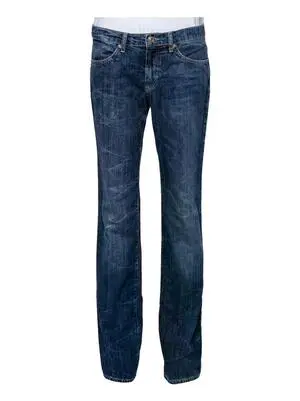 Versace Washed Denim Jeans - Blue