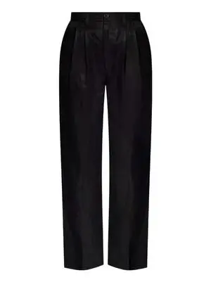 ANINE BING Carrie High-waisted Trousers - Black