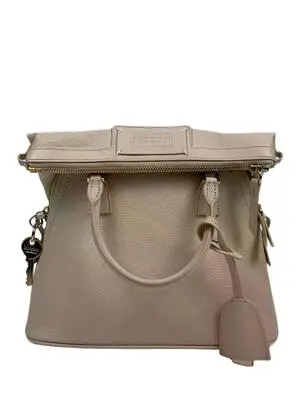 MAISON MARGIELA Mini 5ac Leather Tote Bag - Neutrals