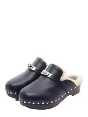 Hermès 2000s Carlotta Kelly Mules - Black