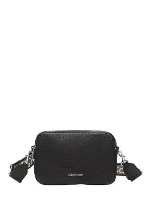 Calvin Klein Strap Messenger Bag - Black