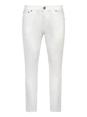 Corneliani Haiti Plus Five-pocket Trousers - White