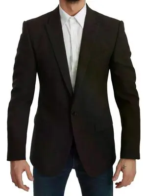 Dolce & Gabbana Peaked-lapel Single-breasted Blazer - Brown