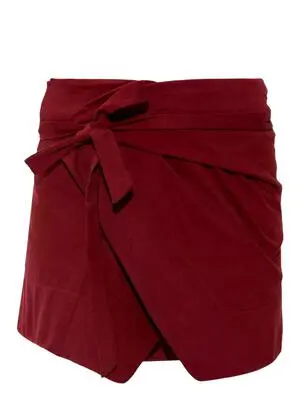 Isabel Marant Étoile Berenice Wrap-style Mini Skirt - Red