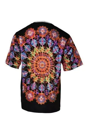 Dolce & Gabbana Mandala-print Cotton T-shirt - Black