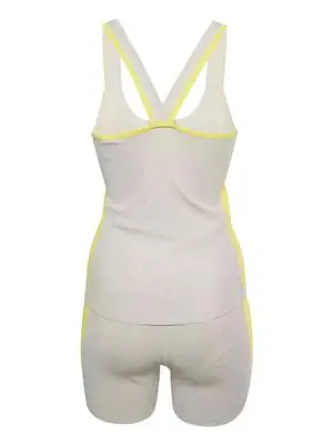 Hermès Striped Technical-knit Yoga Set - Grey