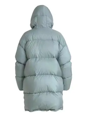 Dolce & Gabbana Quilted Hooded Coat - Blue