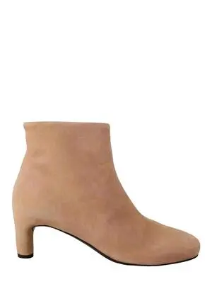 DEL CARLO Del Carlo Round Toe Stacked Heel Ankle Boots