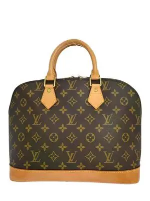 LOUIS VUITTON Monogram Alma Tote Bag - Brown