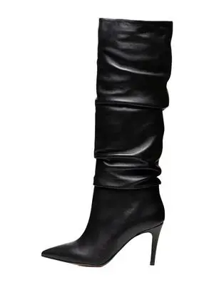 POCHE PARIS Margaux Knee-high Boots - Black