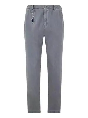 Paul & Shark Slim-fit Trousers - Grey