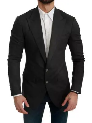 Dolce & Gabbana Single-breasted Blazer - Grey