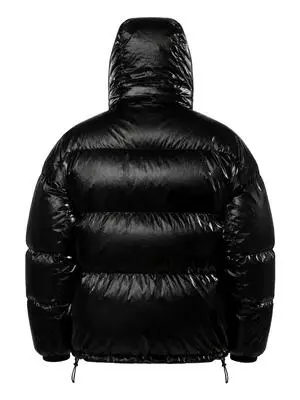 Dolce & Gabbana Logo Plaque Quilted Jacket - Black