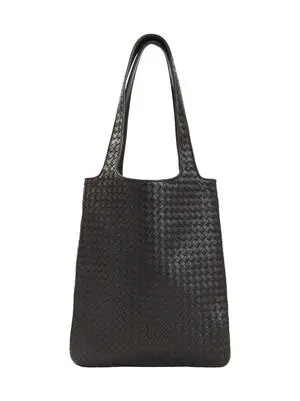 Bottega Veneta Veneto Intrecciato Nappa Tote Bag - Brown
