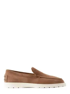 TOD'S Suede Loafers - Brown