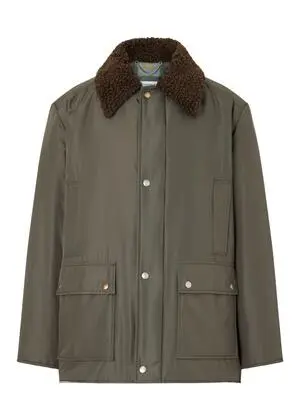MAISON MARGIELA Maison Margiela Hunting Jacket With Plush Trim Green