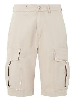 CHERRY LOS ANGELES Cargo Cotton Shorts - Cream