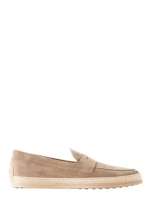 TOD'S TOD'S Suede Espadrille Loafers