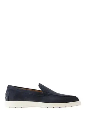 TOD'S TOD'S Gommino Suede Loafers Blue