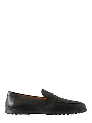 TOD'S TOD'S Full-Grain Leather Penny Loafers