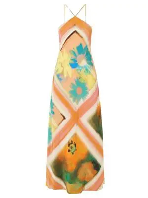 Staud Cubism Maxi Dress - Multi