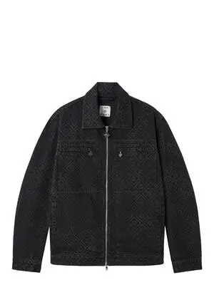 Casablanca Monogram Denim Jacket - Black