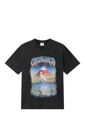 Casablanca Oversized Short Sleeve T-shirt - Black