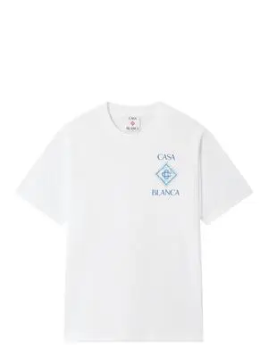 Casablanca Pool Short Sleeve T-shirt - White
