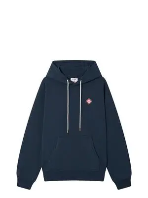 Casablanca Navy Diamond Logo Hooded Sweatshirt - Multicolor