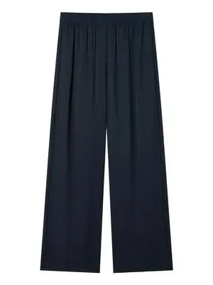 Casablanca Navy Monogram Jacquard Trousers - Multicolor