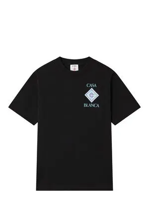 CASABLANCA Black Pool Short Sleeve T-shirt, 