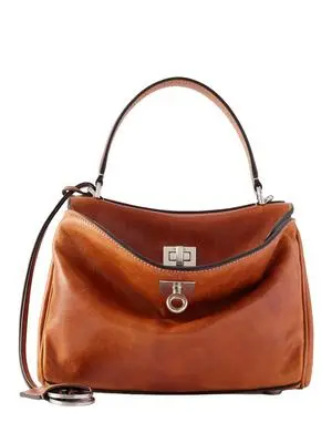 Balenciaga Rodeo Mini Leather Shoulder Bag - Brown