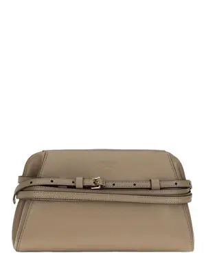 Moschino Moschino Belt-Detail Clutch Beige