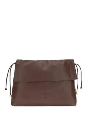 COCCINELLE Medium Lidia Shoulder Bag In Smooth Leather - Brown
