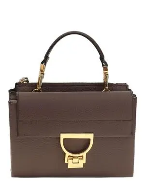 COCCINELLE Arlettis Calfskin Handbag - Brown