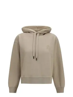 MARANT ETOILE Marant Étoile Salmy Logo Hoodie - Beige