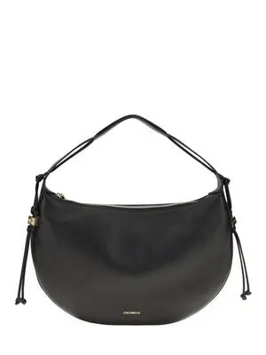 COCCINELLE COCCINELLE Thess Shoulder Bag In Grained Leather Black