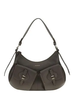 COCCINELLE Coccinelle Small Boheme Shoulder Bag In Double Leather