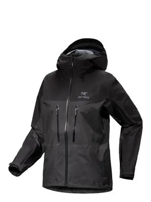 Arc'teryx Alpha Jacket With Embroidered Logo - Black